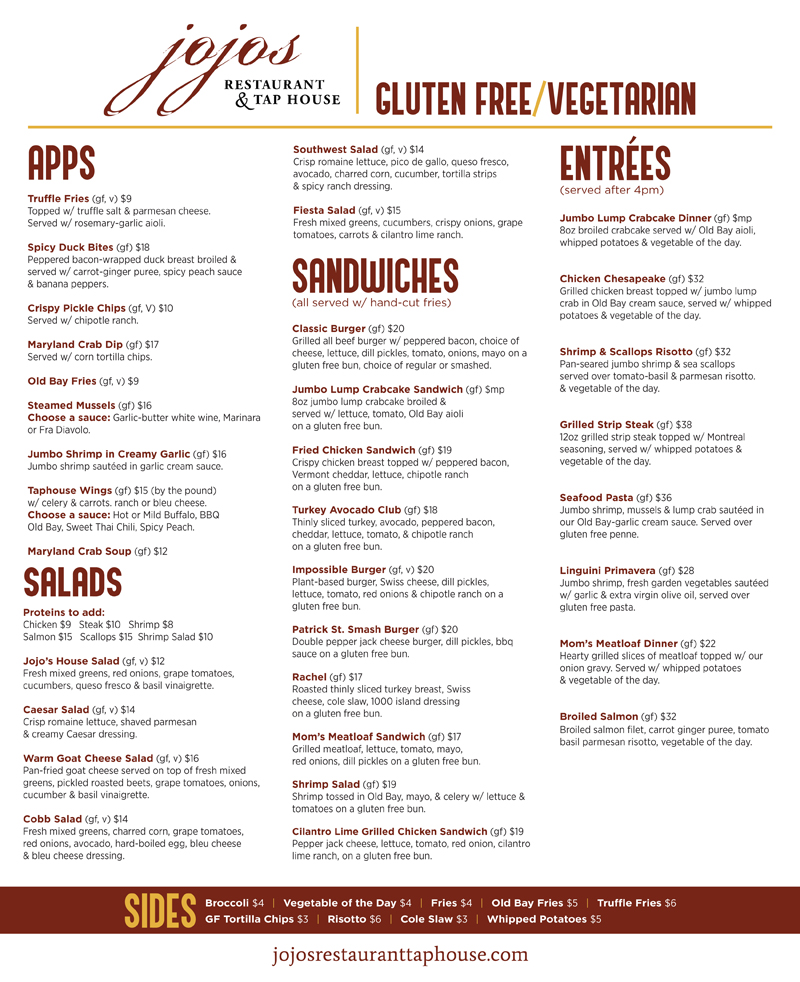 JoJos Restauranat and Tap House